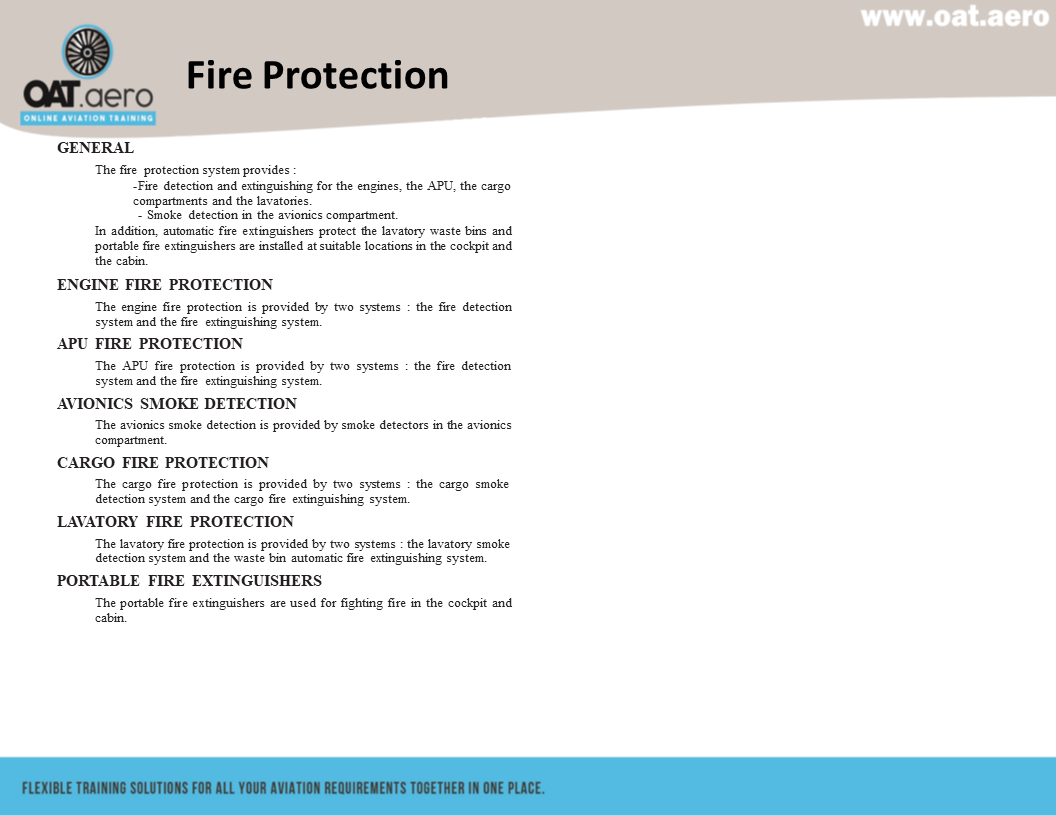 A330 80hr Gen Fam Module 9 Fire Protection - Online Aviation Training