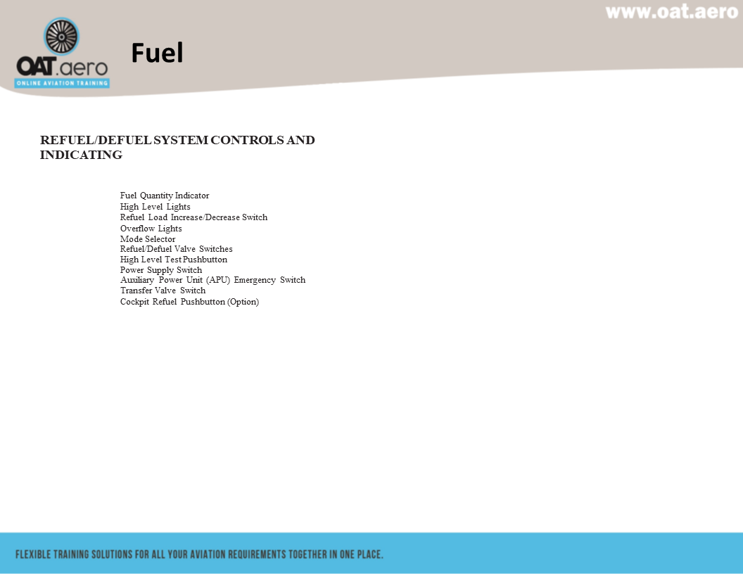 A330 80hr Gen Fam Module 11 Fuel - Online Aviation Training