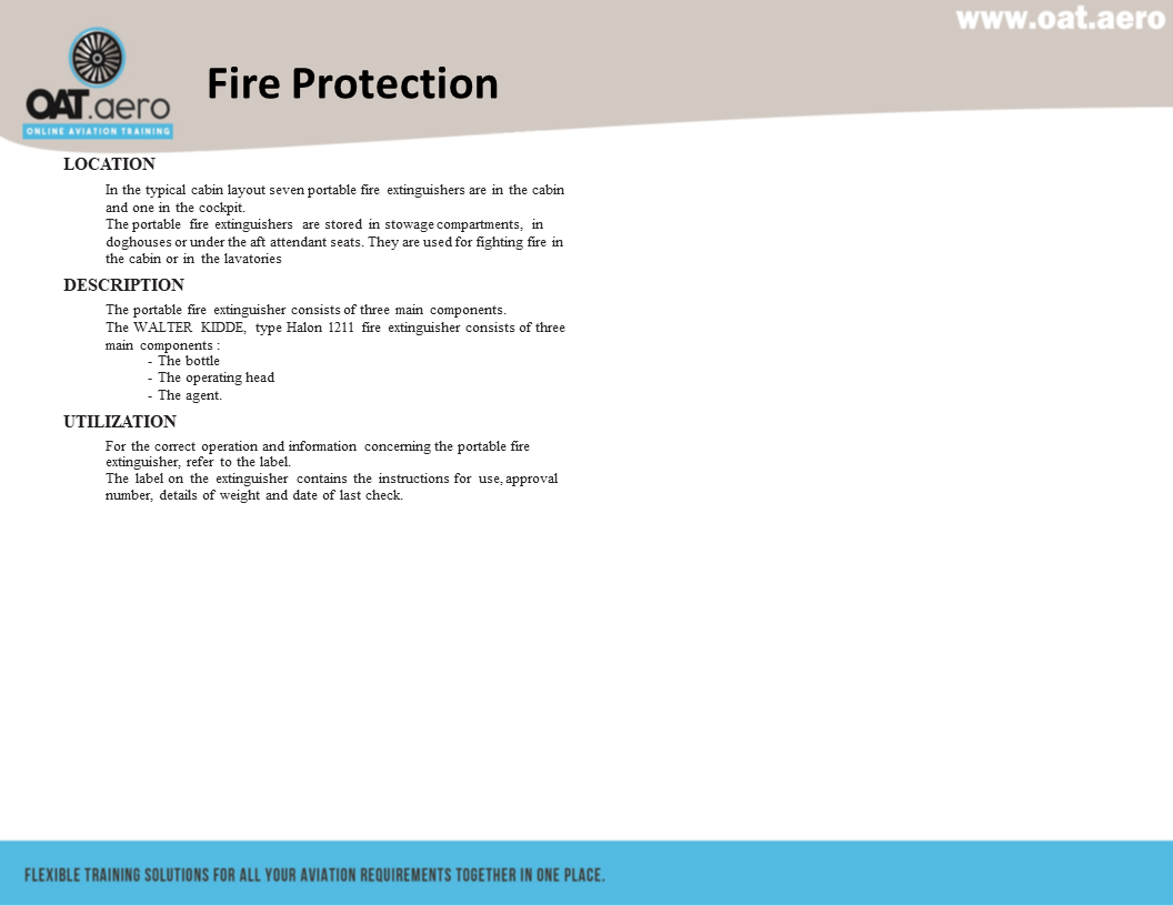 A330 80hr Gen Fam Module 9 Fire Protection - Online Aviation Training